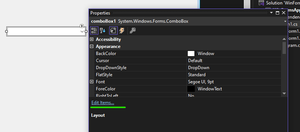 ComboBox in C# - GeeksforGeeks