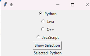 Dropdown Menus in Tkinter - GeeksforGeeks