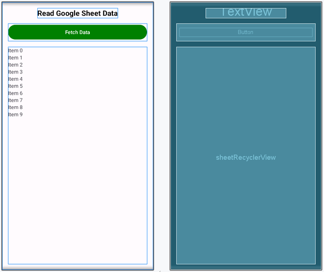 How to Read Data from Google Spreadsheet in Android? - GeeksforGeeks
