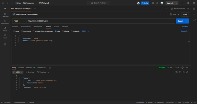 Flask Serialization and Deserialization - GeeksforGeeks