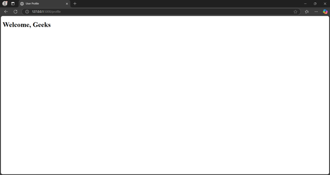Flask Blueprints - GeeksforGeeks