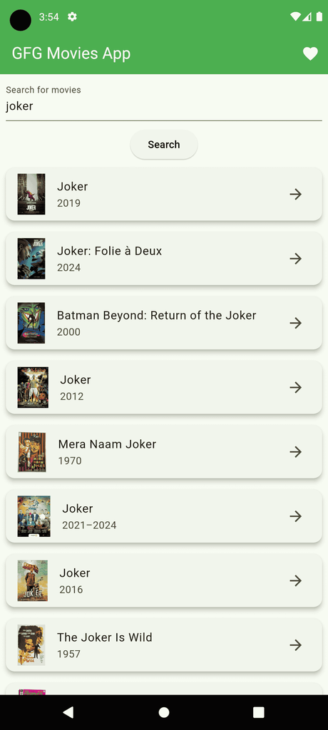 Building a Movie Database App in Flutter - GeeksforGeeks