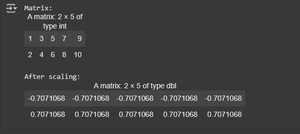 Scale the Columns of a Matrix in R Programming - scale() Function ...