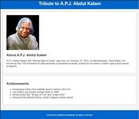Design a Tribute Page using HTML and CSS - GeeksforGeeks