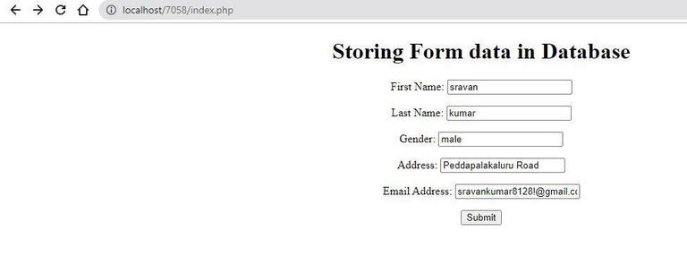 How to Insert Form Data into Database using PHP ? - GeeksforGeeks