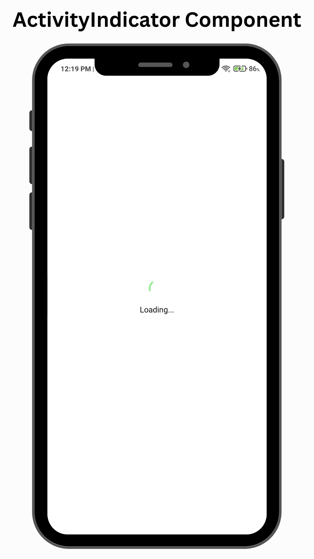 React Native ActivityIndicator Component | GeeksforGeeks