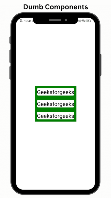 Dumb Components in React Native - GeeksforGeeks