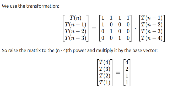 Tetranacci Numbers - GeeksforGeeks