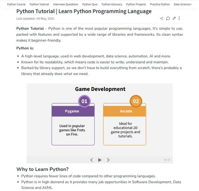 Python Web Scraping Tutorial - GeeksforGeeks