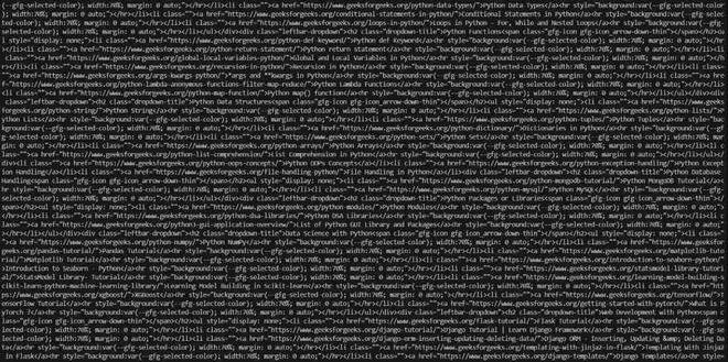 Python Web Scraping Tutorial - GeeksforGeeks