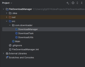 File Download Manager System in Java - GeeksforGeeks