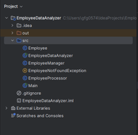 Employee Data Analyzer Project in Java - GeeksforGeeks