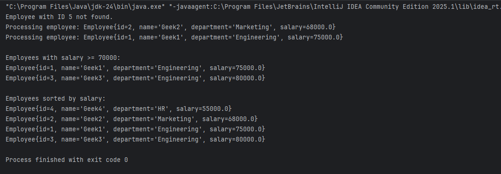 Employee Data Analyzer Project in Java - GeeksforGeeks