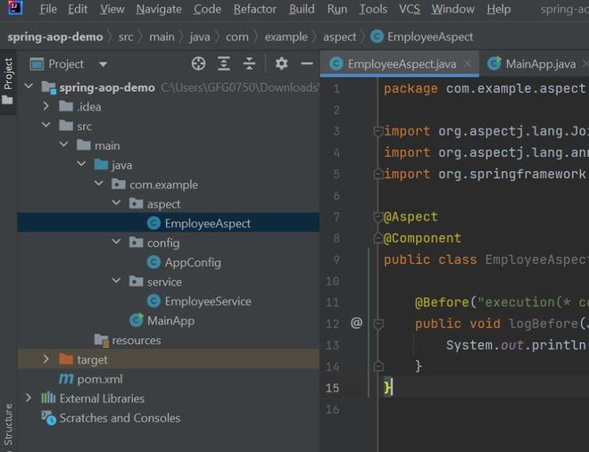 Spring AOP: Aspect, JoinPoint, Advice - GeeksforGeeks