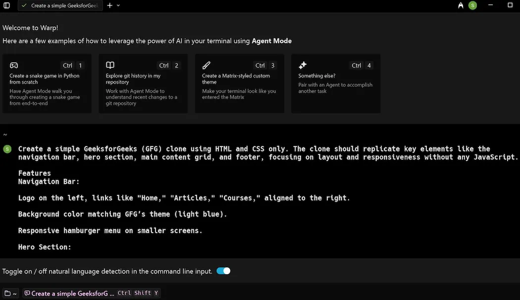 Using Warp to Create a Website - GeeksforGeeks
