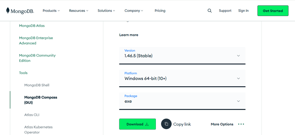 Install MongoDB Compass on Windows - GeeksforGeeks