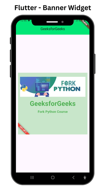 Flutter - Banner Widget - GeeksforGeeks