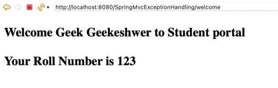 Spring Mvc Exception Handling Geeksforgeeks