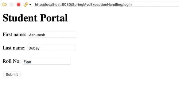 Spring MVC - Exception Handling - GeeksforGeeks