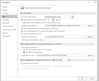 AutoSave and AutoRecover in MS Word - GeeksforGeeks