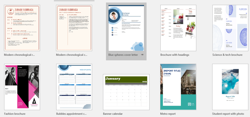 Templates in MS Word - GeeksforGeeks