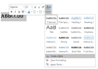 Creating New Styles in MS Word - GeeksforGeeks