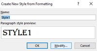 Creating New Styles in MS Word - GeeksforGeeks