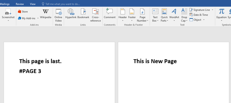 How to Insert Page Breaks in MS Word - GeeksforGeeks