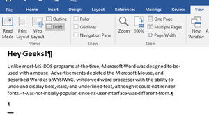 Section Breaks in MS Word - GeeksforGeeks