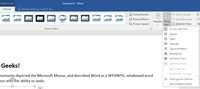 Wrap Text Around Images in MS Word - GeeksforGeeks
