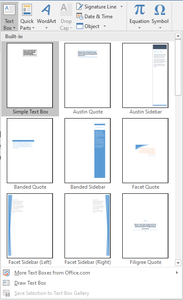 Add and Format Text Boxes in MS Word - GeeksforGeeks