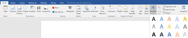 WordArt and Text Effects in MS Word - GeeksforGeeks