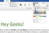 WordArt and Text Effects in MS Word - GeeksforGeeks