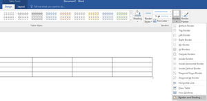 Formatting Tables in MS Word - GeeksforGeeks