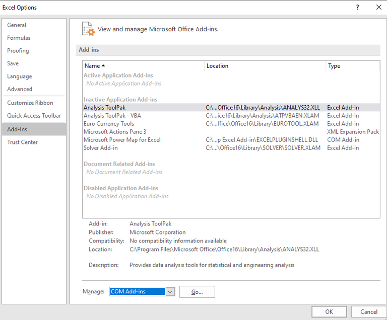 Install Power Pivot in Excel - GeeksforGeeks