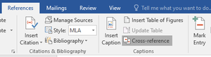 Cross-References in MS Word - GeeksforGeeks
