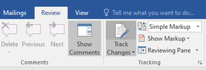 Track Changes in MS Word - GeeksforGeeks