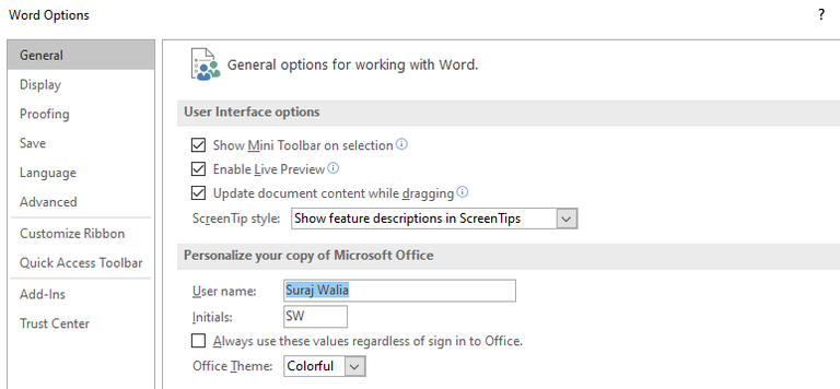 Track Changes in MS Word - GeeksforGeeks