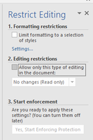 Restricting Editing in MS Word - GeeksforGeeks