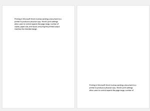 Printing Documents in MS Word - GeeksforGeeks