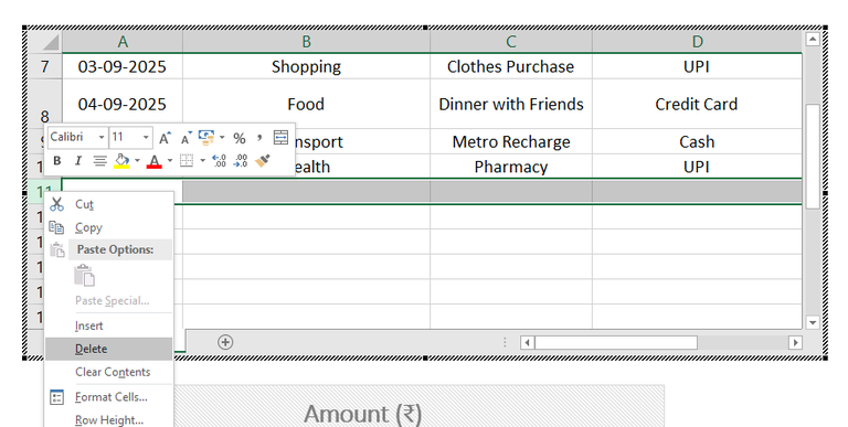 Excel Spreadsheets in MS Word - GeeksforGeeks