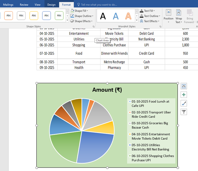 Excel Spreadsheets in MS Word - GeeksforGeeks