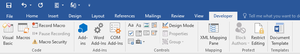 Developer Tools in MS Word - GeeksforGeeks
