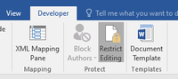 Developer Tools in MS Word - GeeksforGeeks