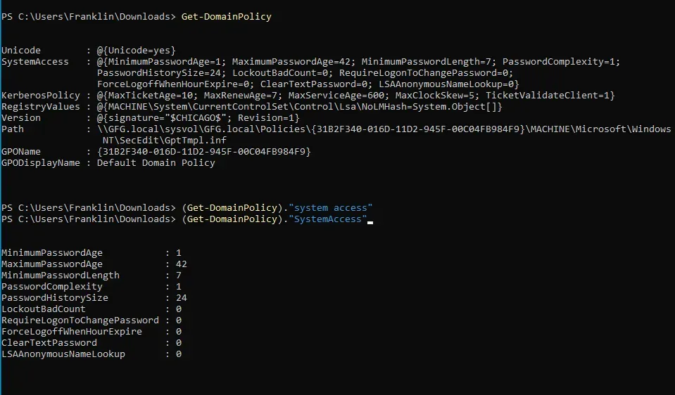 PowerView Domain Enumeration - GeeksforGeeks