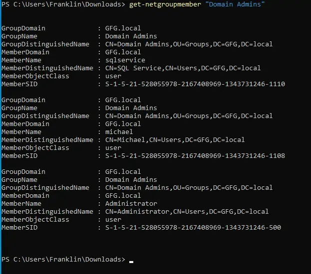 PowerView Domain Enumeration - GeeksforGeeks