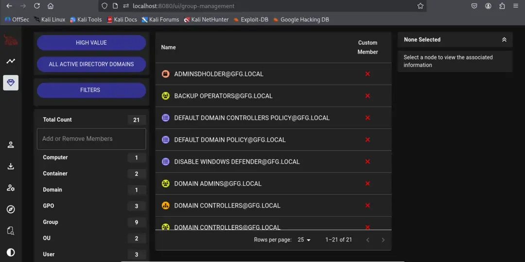 BloodHound and Grabbing Data - GeeksforGeeks