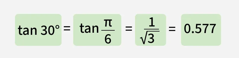 Tan 30 Degrees - GeeksforGeeks
