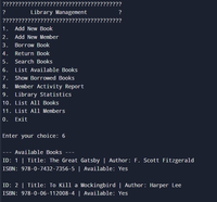 Library Management System in C# - GeeksforGeeks
