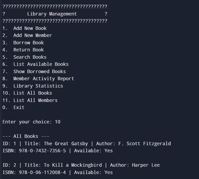 Library Management System in C# - GeeksforGeeks